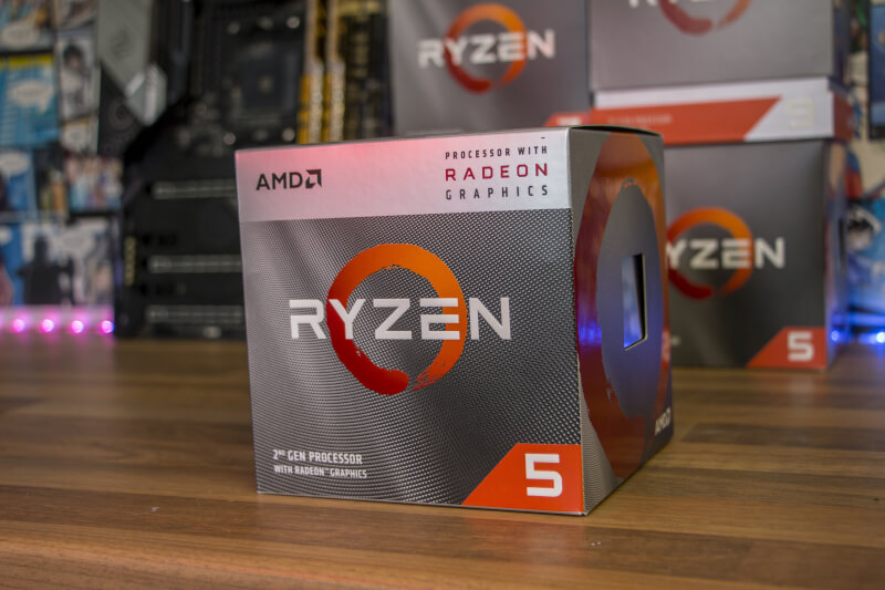 AMD Ryzen 5 3400G; Ryzen 3000 med VEGA grafik