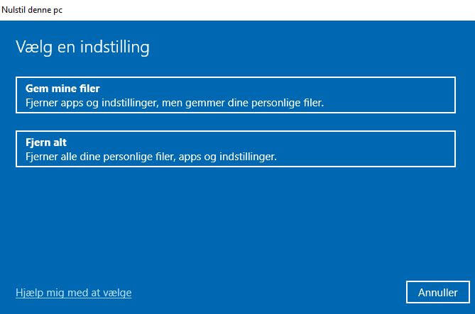 Ren installation af Windows 10 maj 2020: Guide