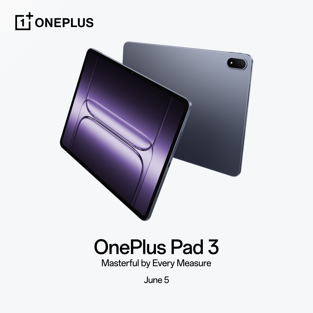OnePlus Pad 3 er lige om hjørnet