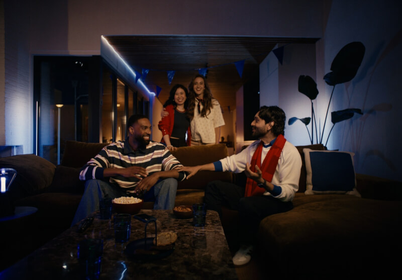 Philips Hue forvandler stuen til et fodboldstadion