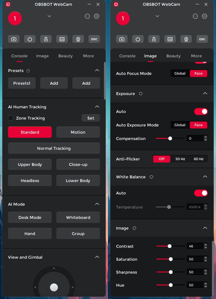 OBSBOT Tiny 4K Webcam