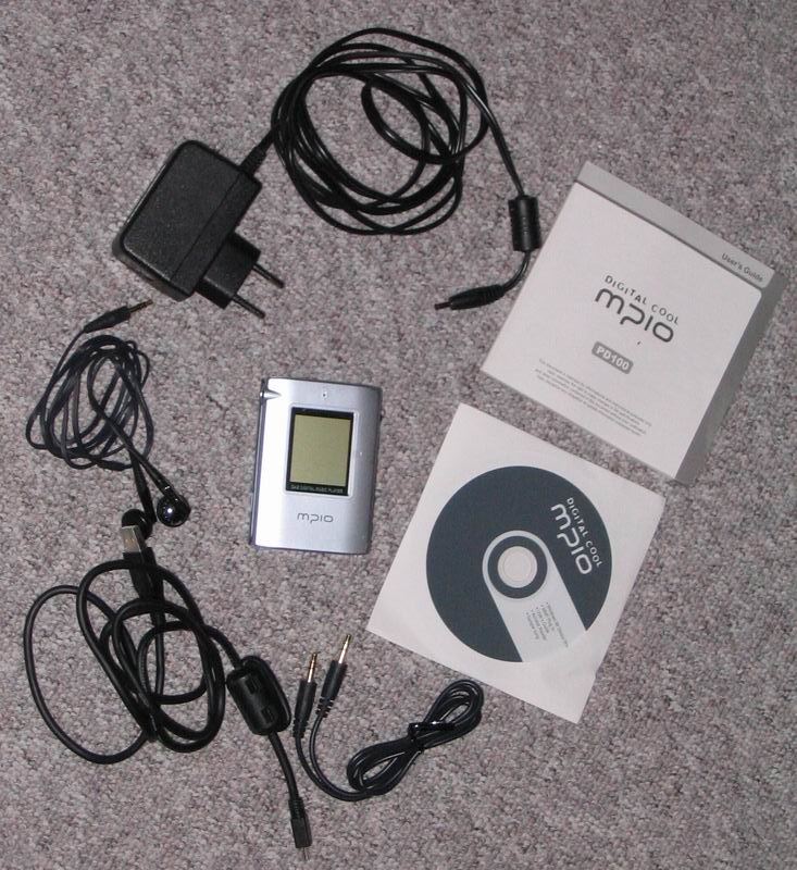 MPIO PD100 mp3 afspiller med FM/DAB radio